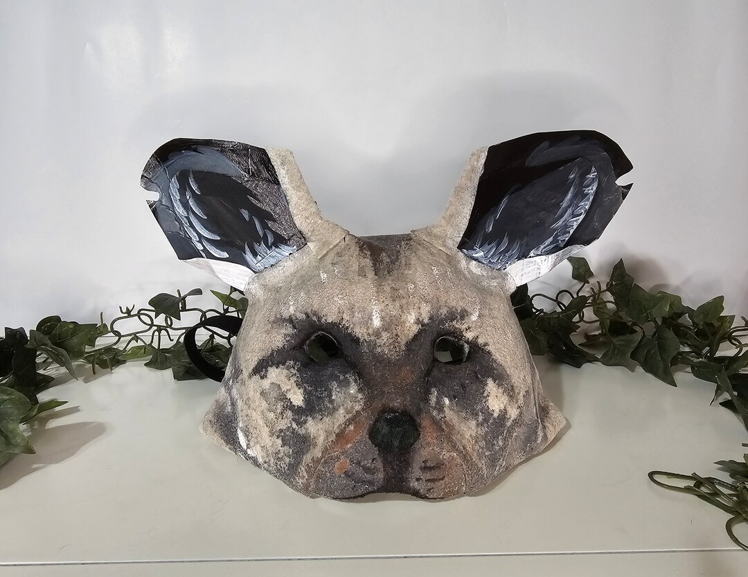 Therian/fursuit Partial Bat Eared Fox Mask. Canine, Feline, Domestic ...