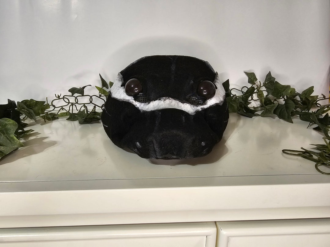 Therian/ Fursuit Partial Ribbon Seal Mask. Canine, Feline, Domestic ...
