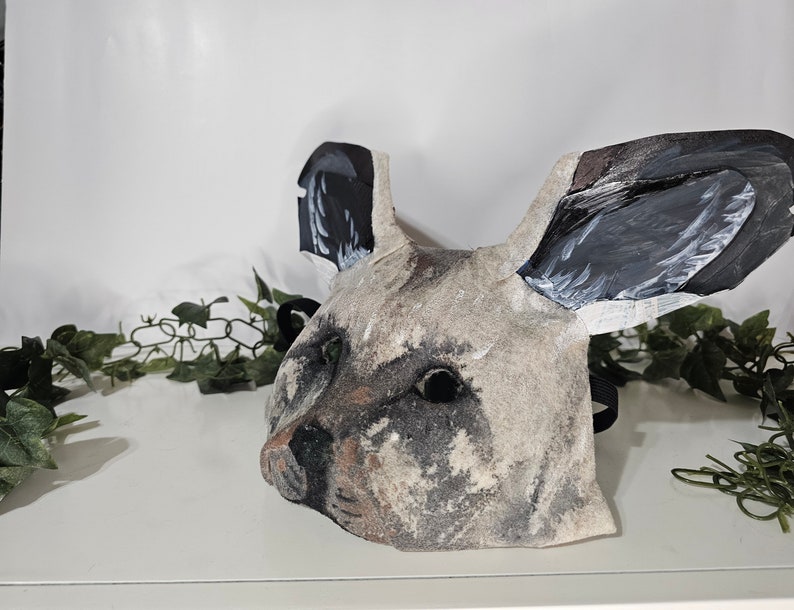 Bat-eared Fox Mask, Therian/fursuit, Felt & Yarn - Etsy