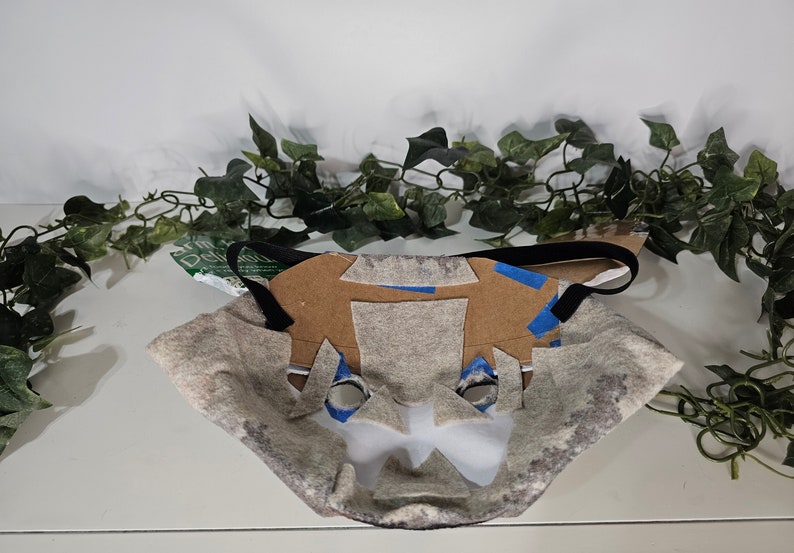 Therian/fursuit Partial Bat Eared Fox Mask. Canine, Feline, Domestic ...