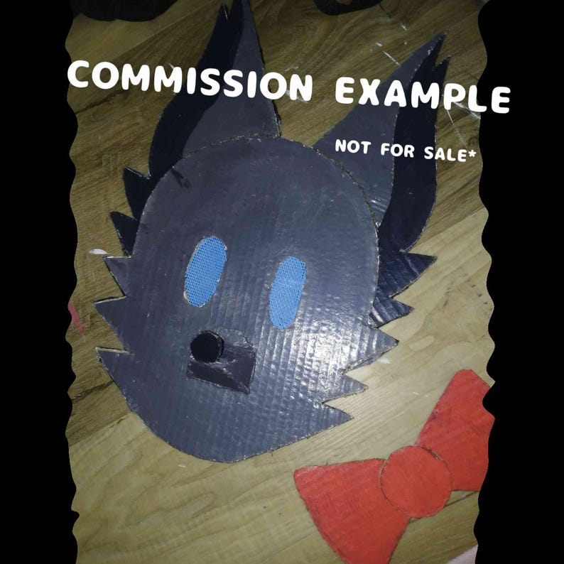 CUSTOM !!! Cardboard Furry Mask - Etsy