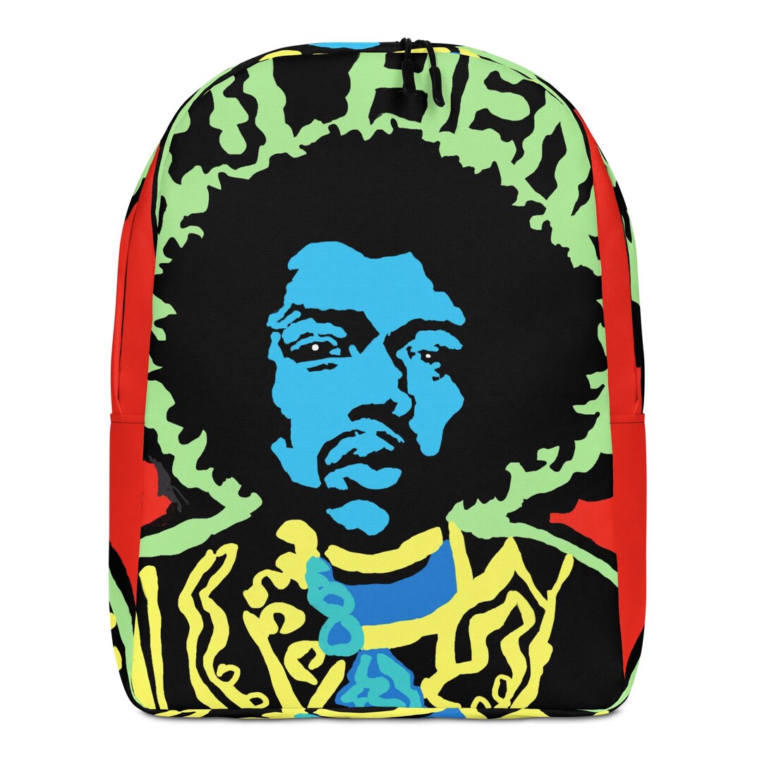 Jimi Hendrix Minimalist Backpack - Etsy
