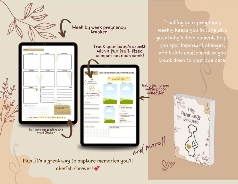 Editable Pregnancy Planner, Templates and Checklist With E-books About ...