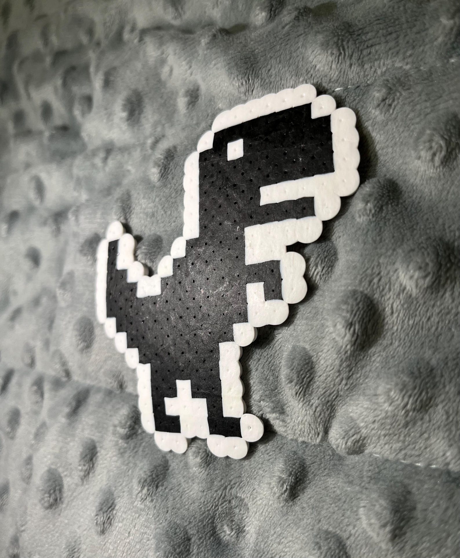 The Lonely T-rex Perler Bead Art Dinosaur Game - Etsy