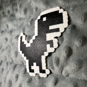 The Lonely T-rex Perler Bead Art Dinosaur Game - Etsy