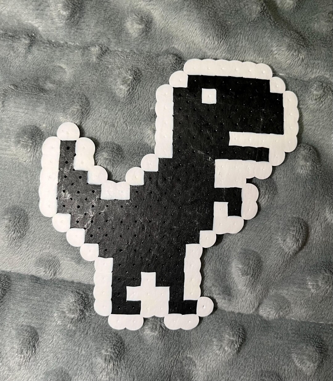 The Lonely T-rex Perler Bead Art Dinosaur Game - Etsy