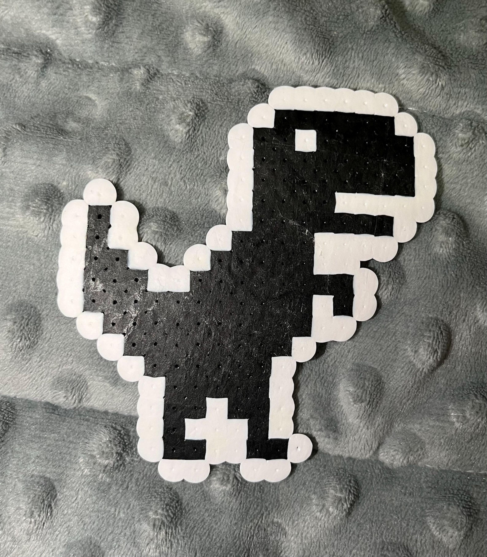 The Lonely T-rex Perler Bead Art Dinosaur Game - Etsy