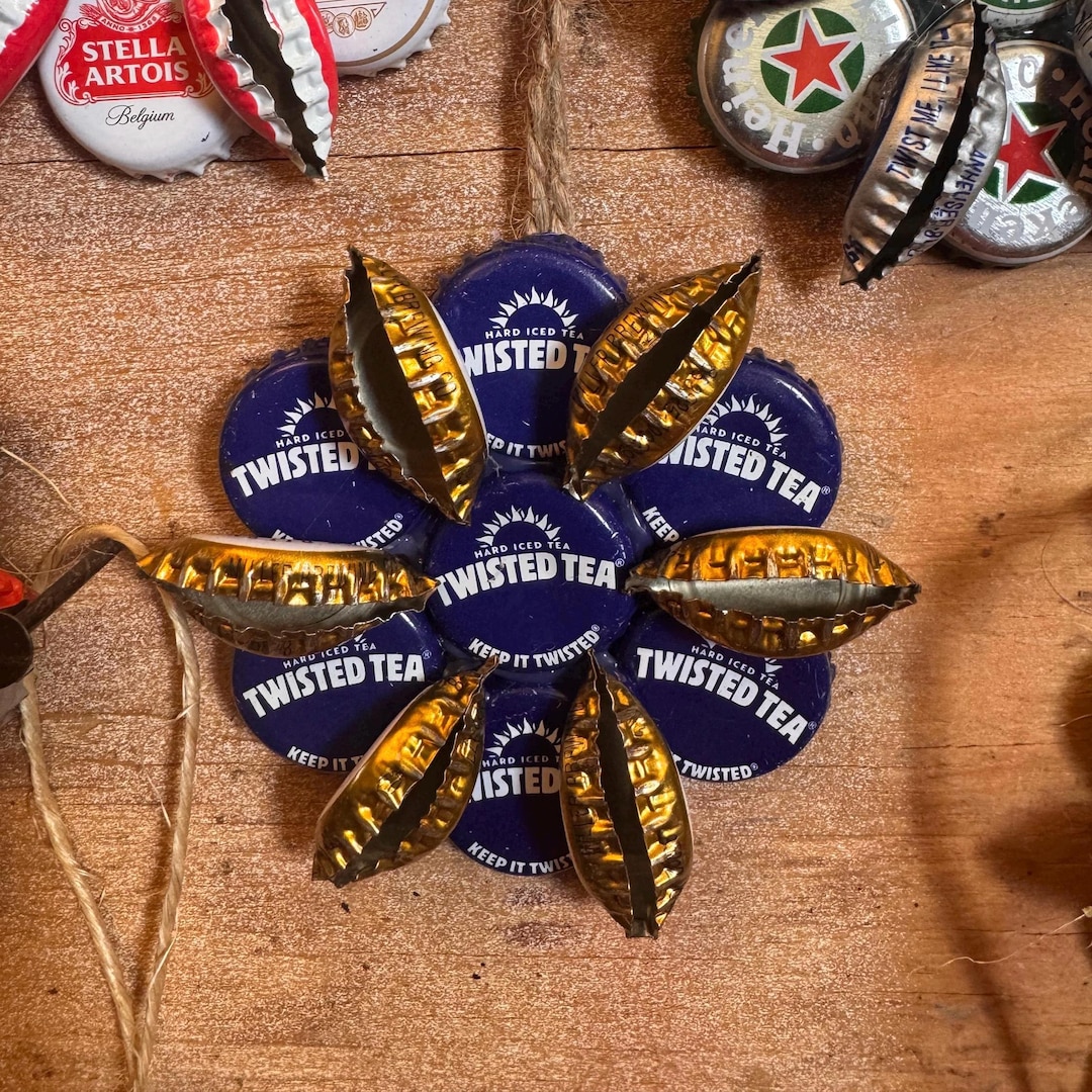 Twisted Tea Bottle Cap Ornament - Etsy