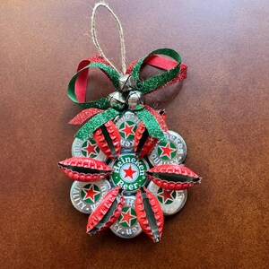 Beer Bottle Cap Ornament Made With Discarded Bottle Caps - Etsy