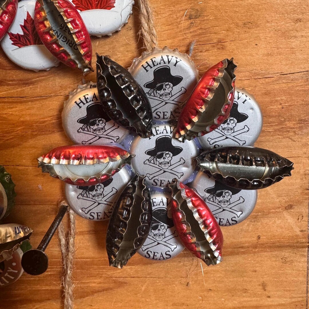 Heavy Seas Beer Bottle Cap Ornament Made From Beer Caps - Etsy