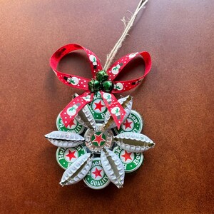 Beer Bottle Cap Ornament Made With Discarded Bottle Caps - Etsy