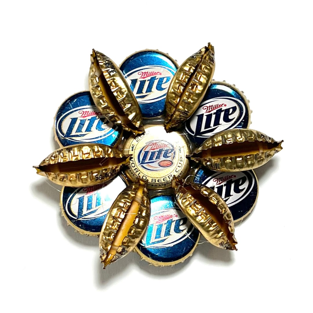 Vintage Miller Lite Bottle Cap Hanging Decor - Etsy