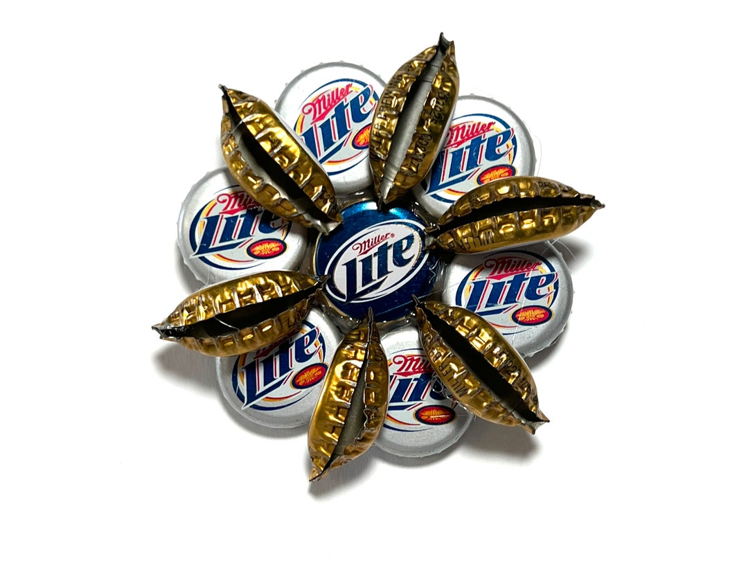 Vintage Miller Lite Bottle Cap Hanging Decor - Etsy