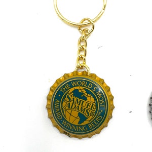 Beer Bottle Cap Keychain; Vintage Beer Bottle Cap; Choose Your Brand - Etsy