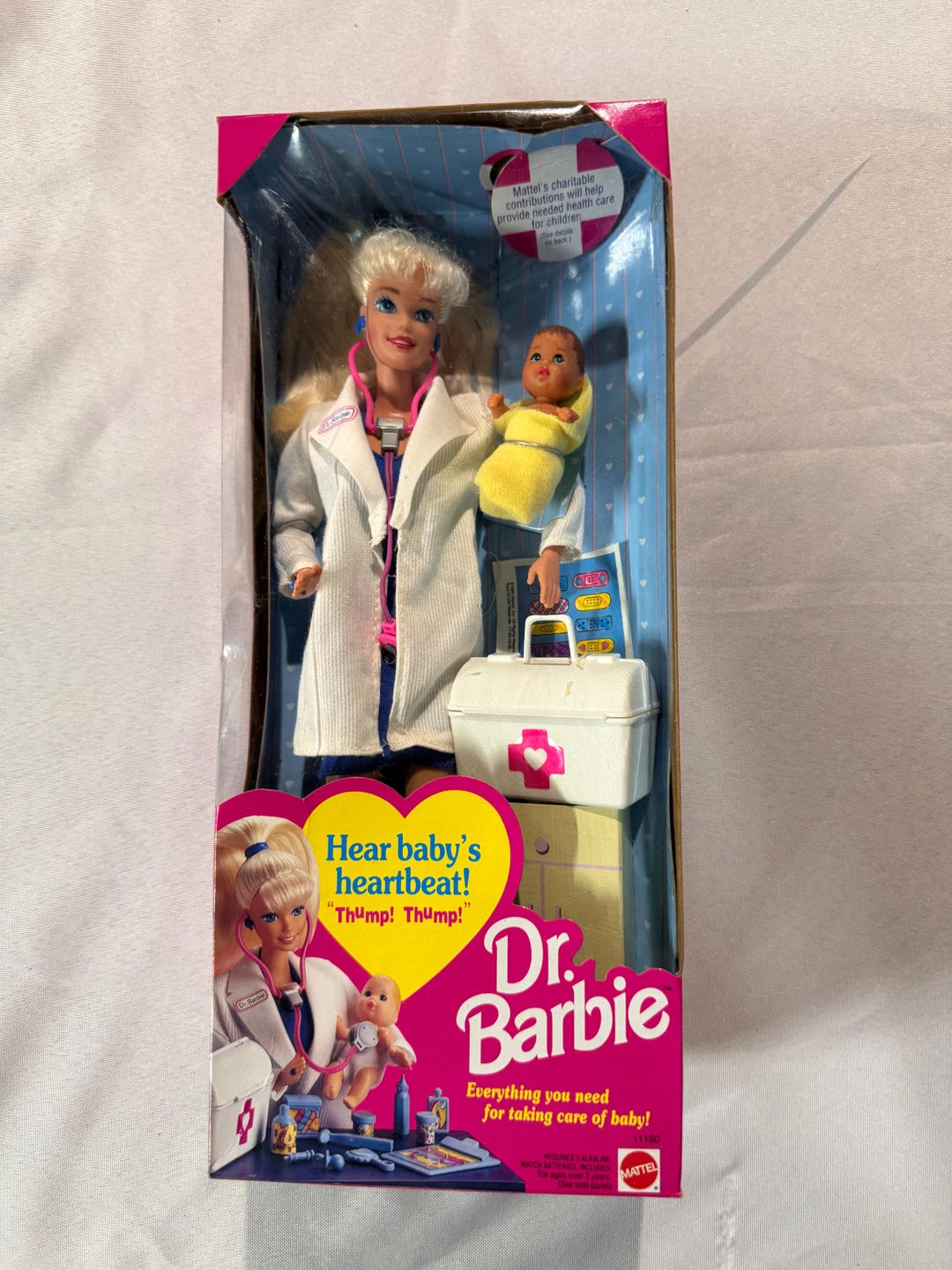 Vintage 1995 Mattel Dr. Barbie #14309 Barbie Doll With 3 Babies - Etsy
