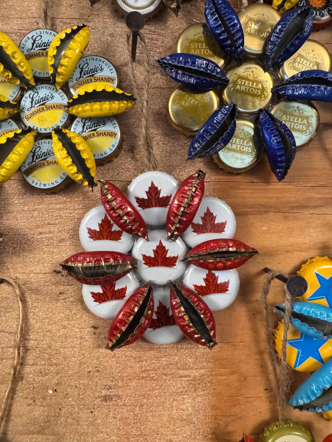 Molson Canadian Bottle Cap Ornament Made From Beer Bottle Caps - Etsy