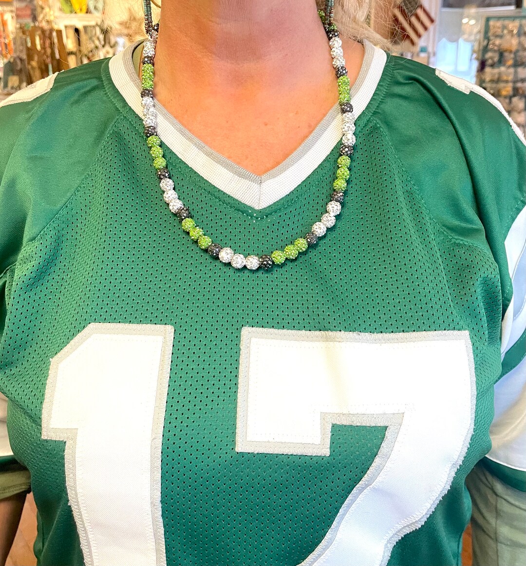 Eagles Beaded Necklace Throwback Kelly Green / Inspired by Philadelphia ...
