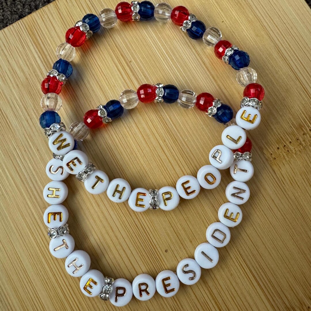 We the People She the President Kamala Bracelet Set of 2 - Etsy
