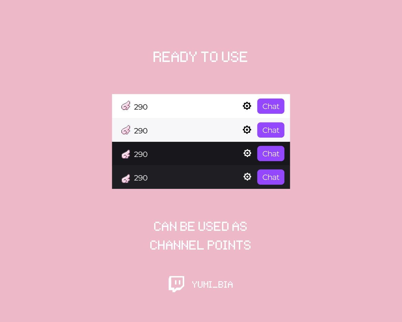 Wing Twitch Channel Points Icon pink Twitch Channel Point Icon Twitch ...