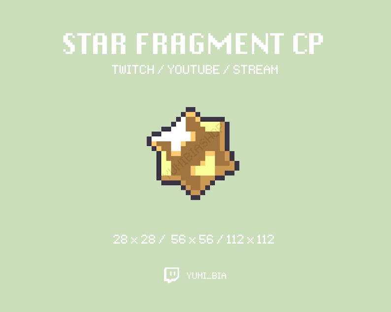 Star Fragment Twitch Channel Point Icon (digital Download) - Etsy