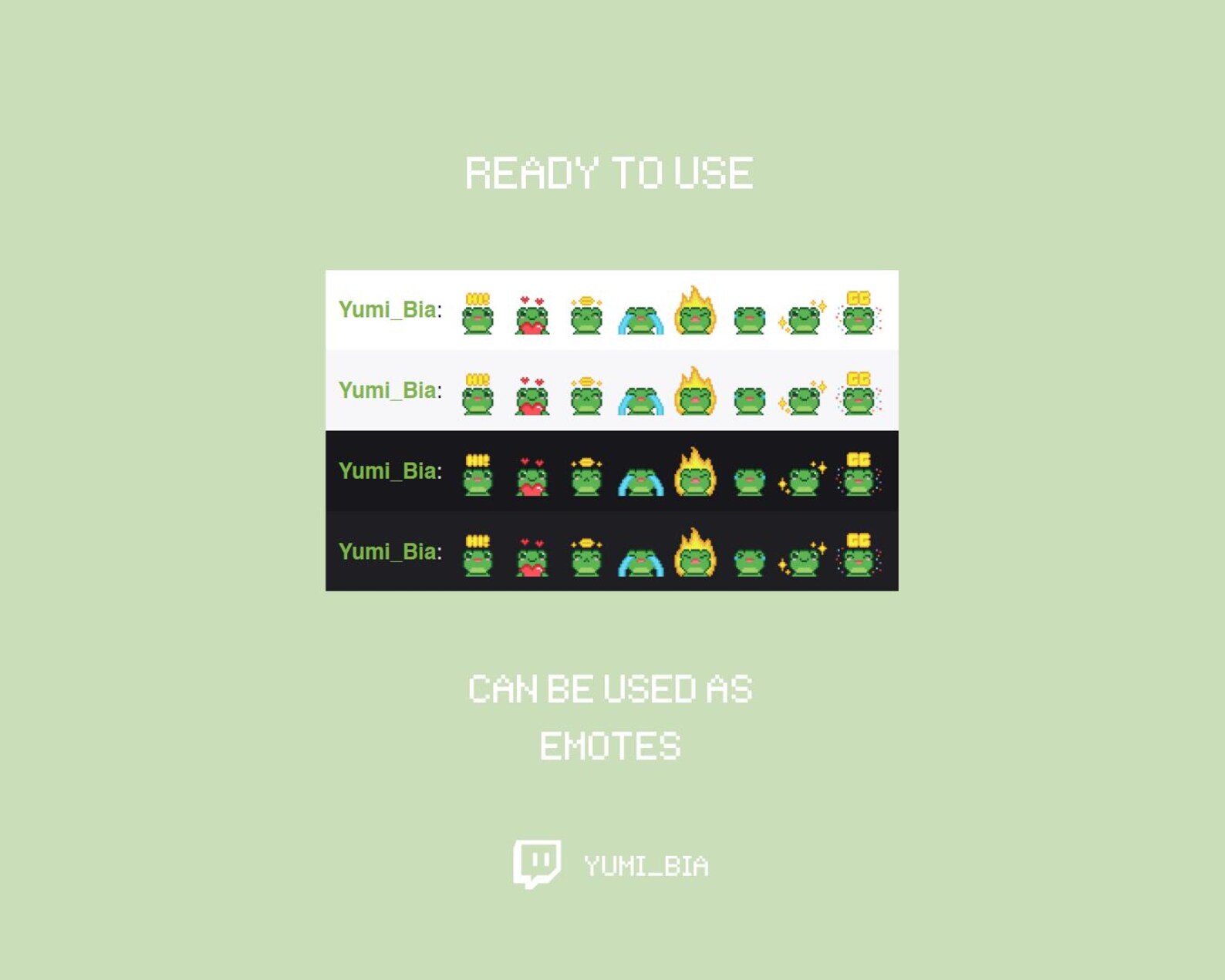 Frog Twitch Emote Pack | Cute Twitch Emote | Twitch Frog Emote ...