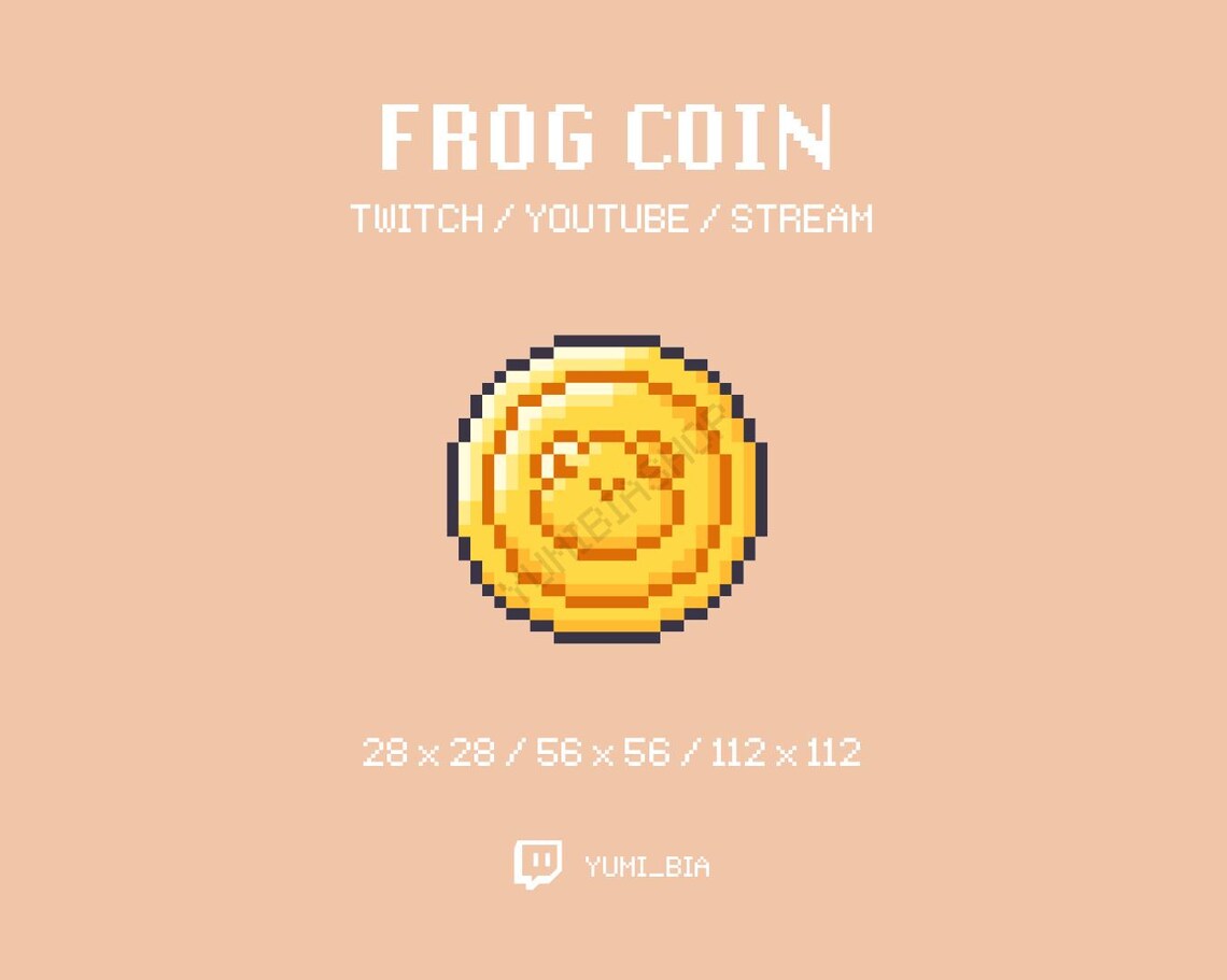 Frog Twitch Coin | Twitch Channel Points | Twitch Sub Badges | Bit ...