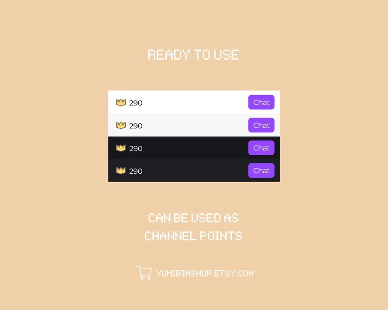 Pixel Art Crown Twitch Channel Point Icon (digital Download) - Etsy