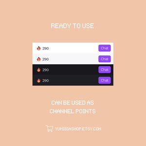 Flame Twitch Channel Points Icon (red) | Fire | Twitch Channel Point ...