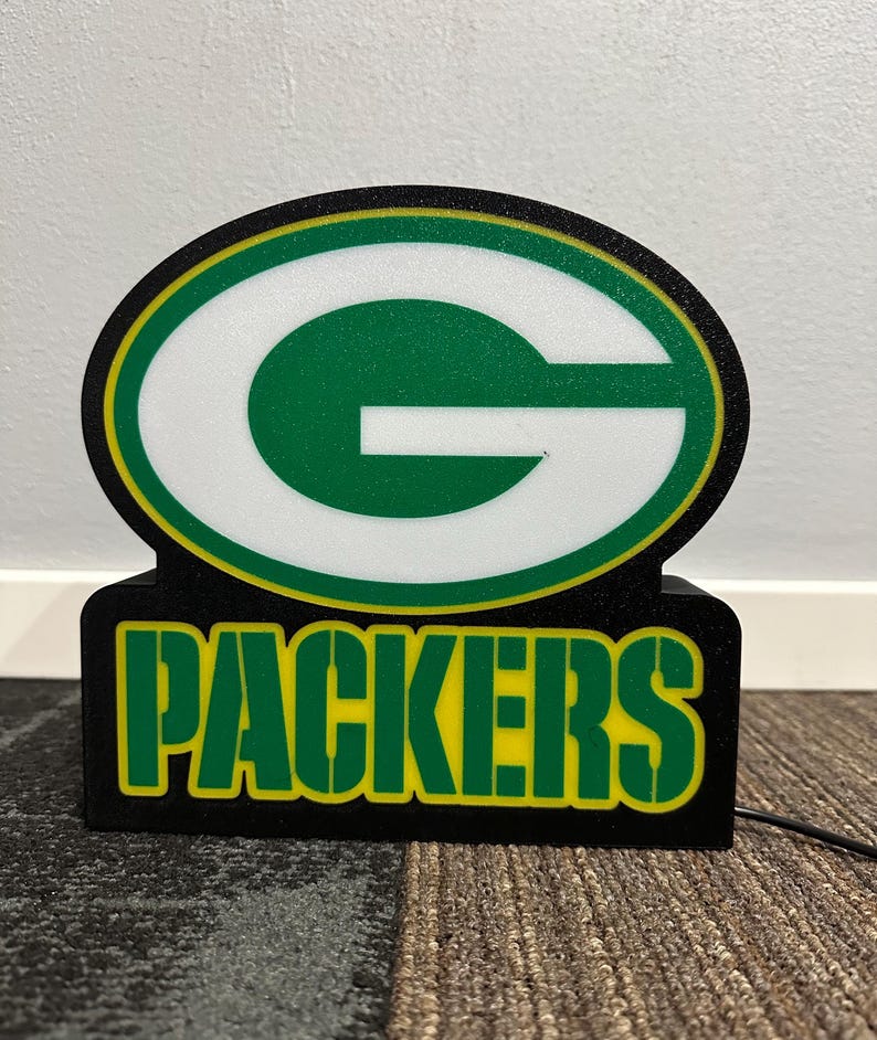 Green Bay Packers LED Sign - Etsy