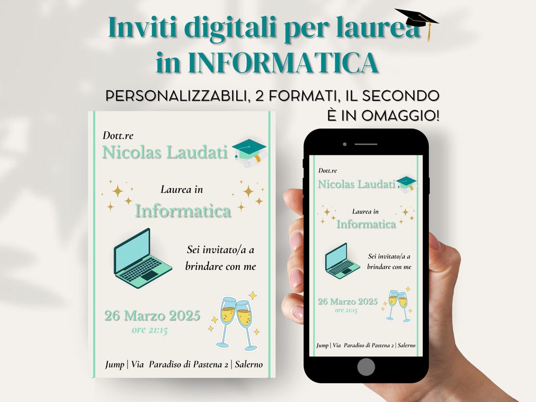 Graduation Party Invitation, Digital Graduation Invitation, Digital ...