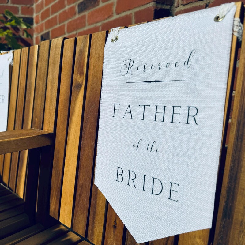 Fabric Wedding Sign - Etsy
