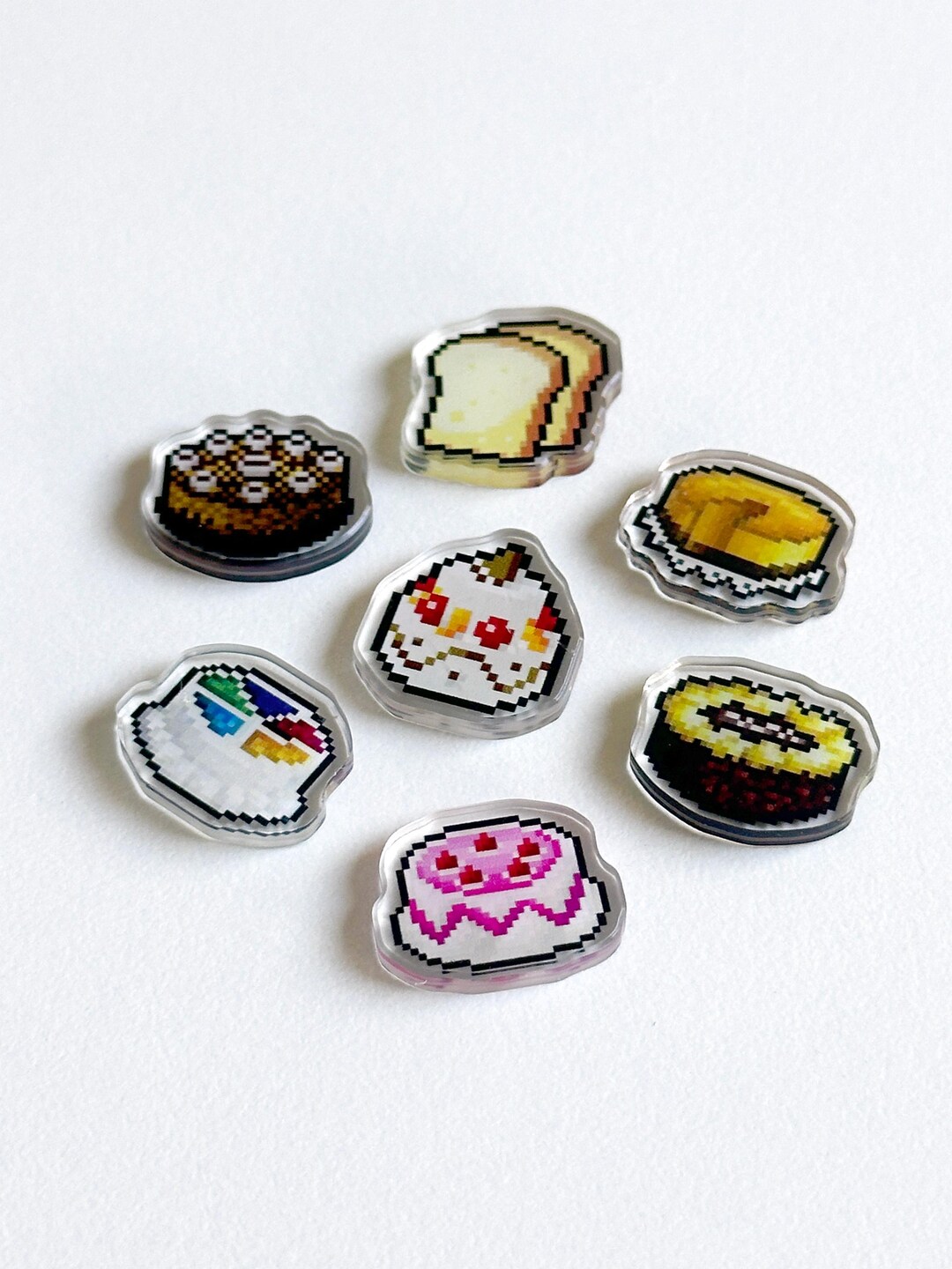 Maplestory Cake Bakery Food Item Fillable Keychain Charms - Etsy