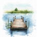 Pond Dock Clipart | 10 High Quality Jpgs | Digital Download | Digital ...