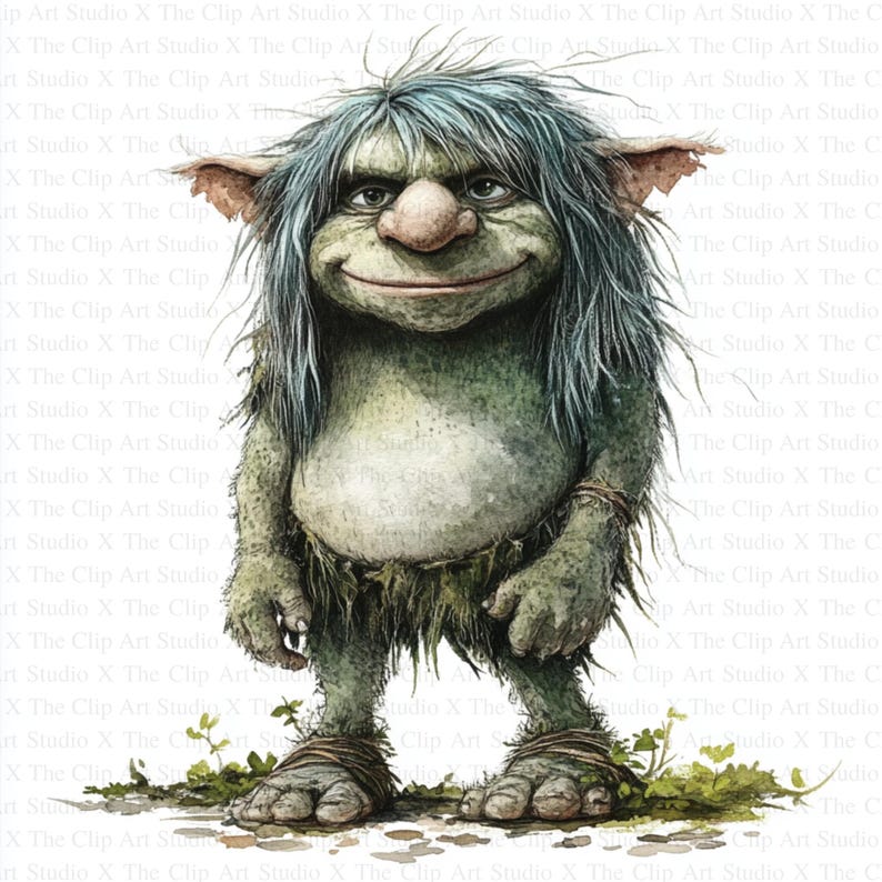 Trolls Clipart | 10 High Quality Jpgs | Digital Download | Junk ...
