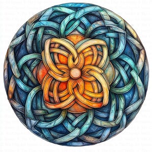Celtic Mandala Clipart | 10 High Quality Jpgs | Digital Download ...