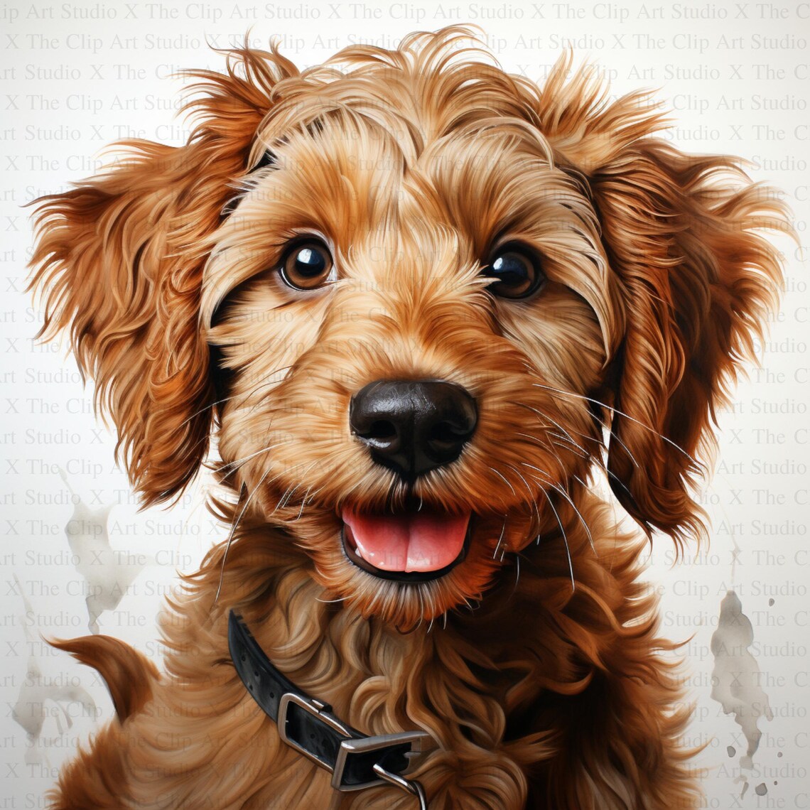 Goldendoodle Clipart | 10 High Quality Jpgs | Digital Download ...
