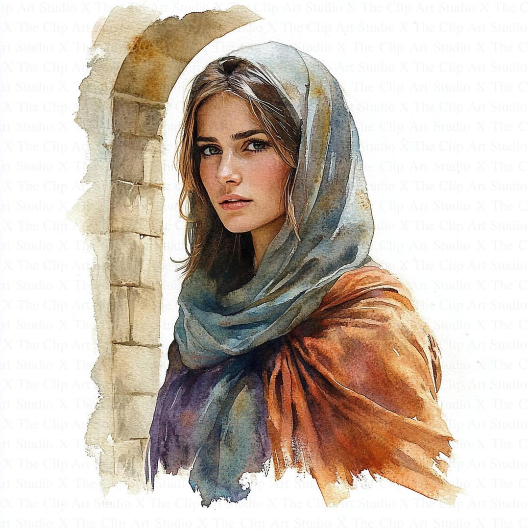 Woman in Biblical Times Clipart | 10 High Quality Jpgs | Digital ...