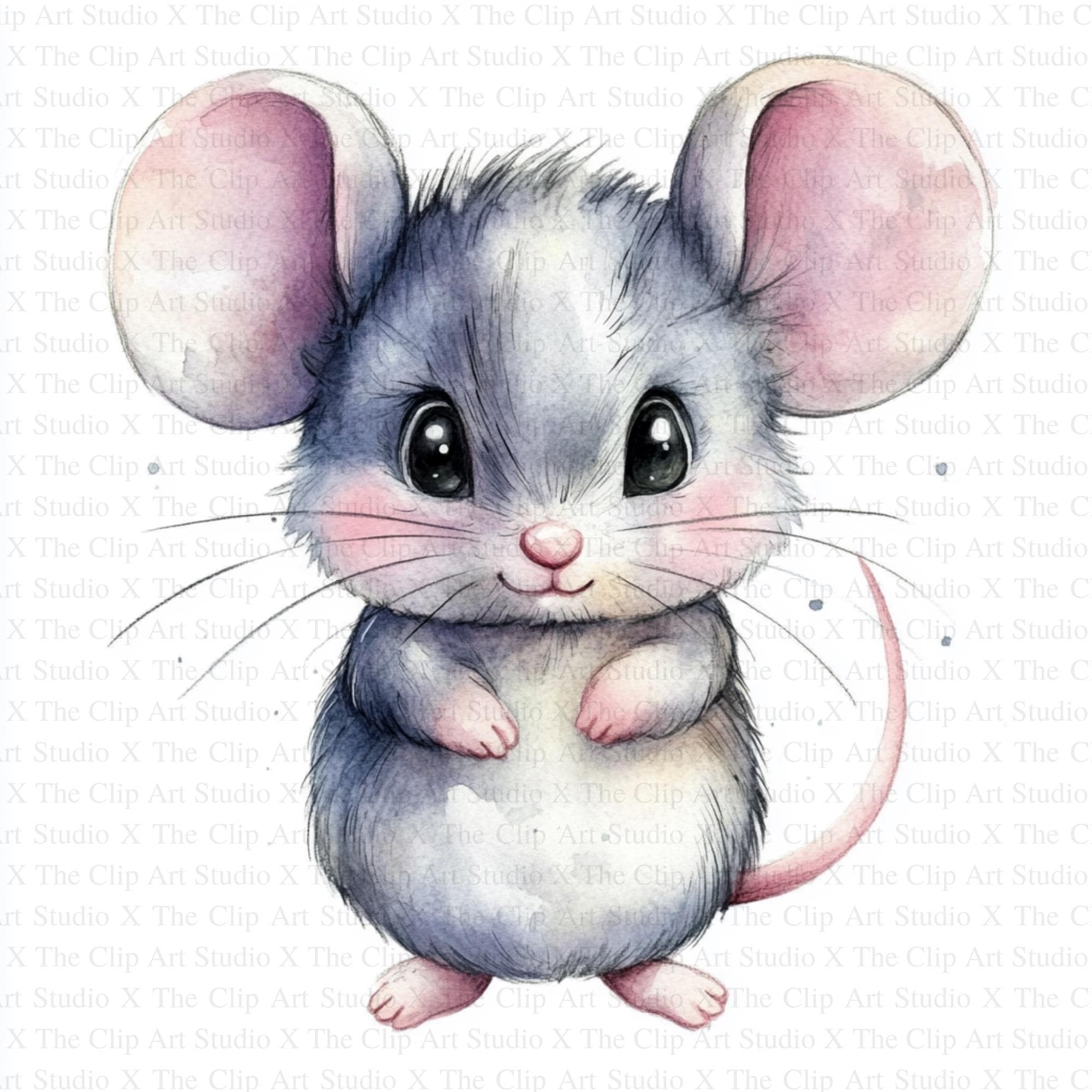 Cute Mouse Clipart | 10 High Quality Jpgs | Instant Digital Download ...