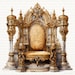 Golden Throne Clipart | 10 High Quality Jpgs | Digital Download | Junk ...