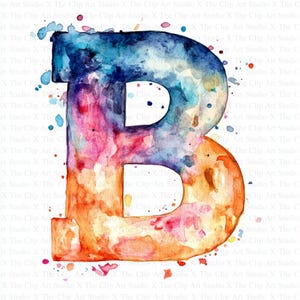 Letter B Clipart | 10 High Quality Jpgs | Digital Download | Nursery ...