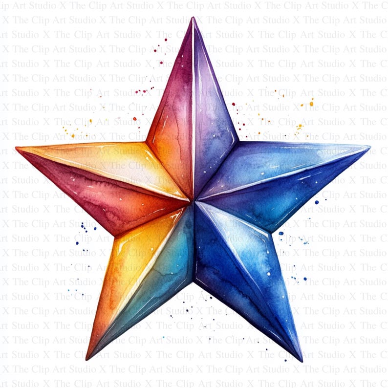 Star Clipart | 10 High Quality Jpgs | Digital Download | Card Making ...
