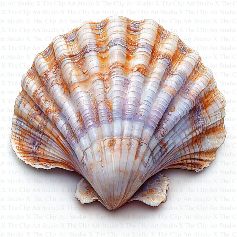 Seashells Clipart | 10 High Quality Jpgs | Digital Download | Paper ...