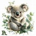 Watercolor Koala Clipart | 10 High Quality Jpgs | Digital Download ...