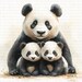 Panda Family Clipart | 10 High Quality Jpgs | Instant Digital Download ...