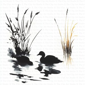 Watercolor Pond Clipart | 10 High Quality Jpgs | Digital Download ...