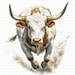 Bull Clipart | 10 High Quality Jpgs | Instant Digital Download ...