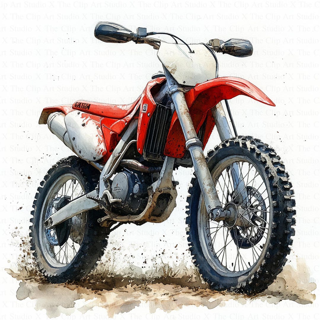 Enduro Bike Clipart | 10 High Quality JPG | Digital Download | Paper ...
