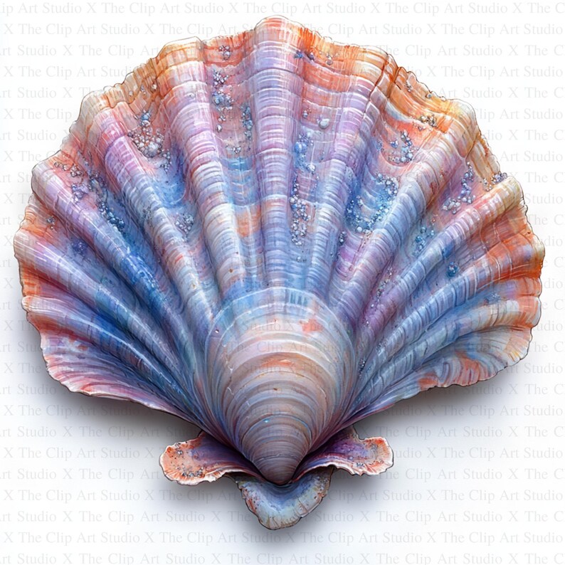 Seashells Clipart | 10 High Quality Jpgs | Digital Download | Paper ...