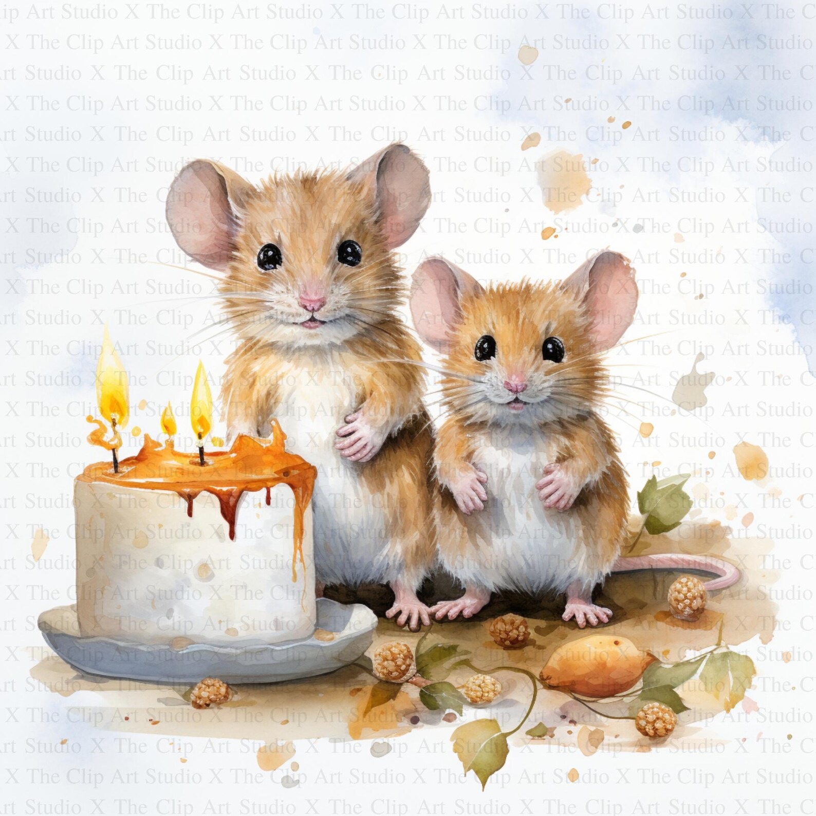 Mice Family Party Clipart | 10 High Quality JPG | Digital Download ...