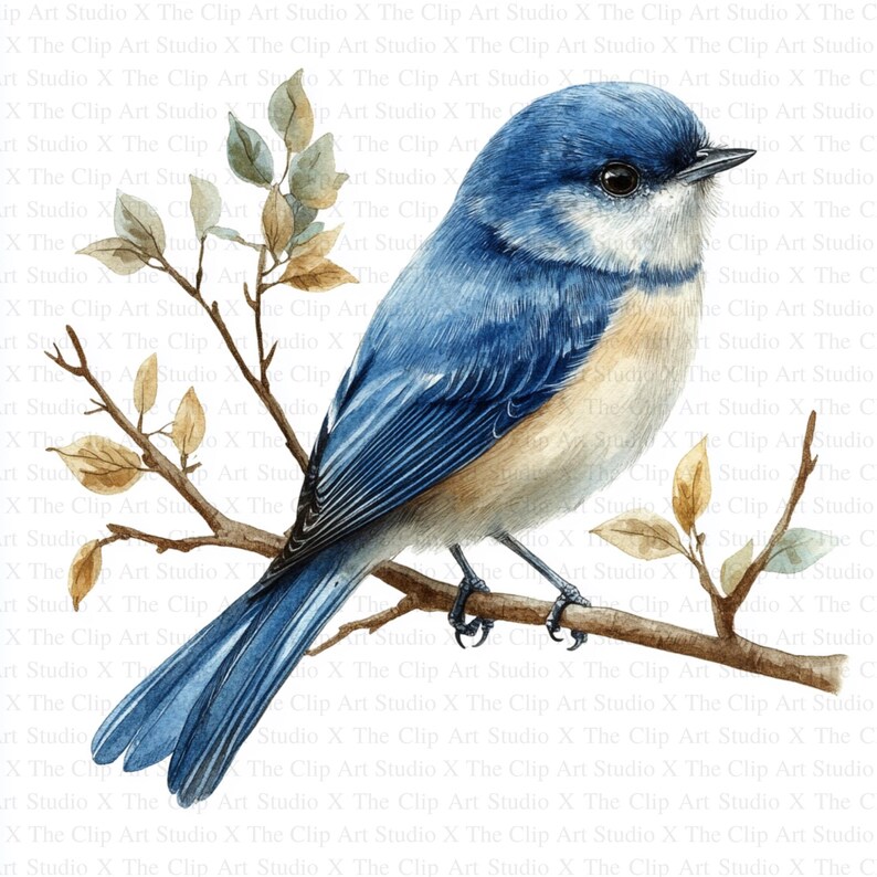 Blue Delft Birds Clipart 10 High Quality Jpgs Digital Download Dutch ...